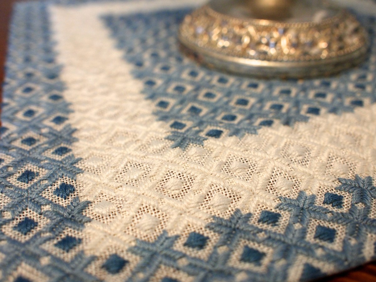 LITTLE BLUE STARS | KX Beautiful Ukrainian Embroidery